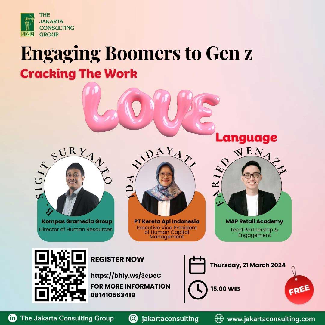 Menjalin Relasi Antargenerasi : Dari Baby Boomers Hingga Z - The Jakarta Consulting Group (JCG)